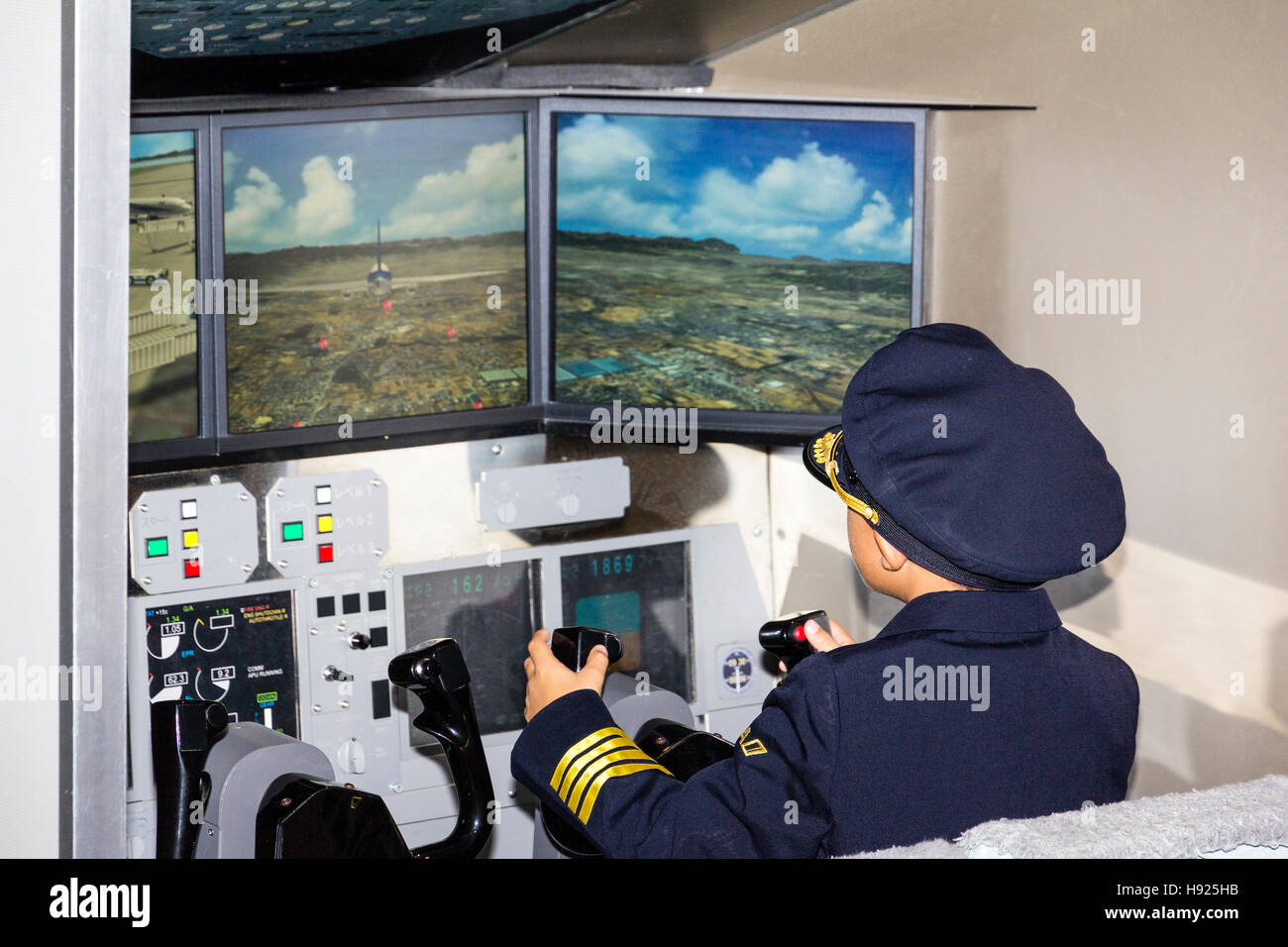 Japan, Nishinomiya, KidZania, child activity play centre. ANA Flight ...