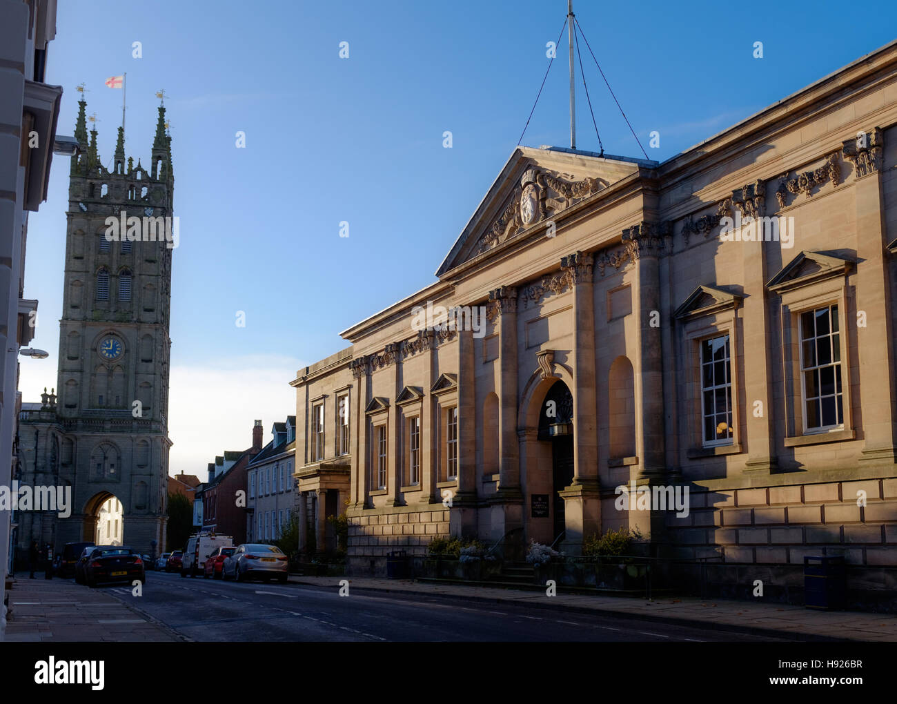 Old shire hall hi-res stock photography and images - Alamy