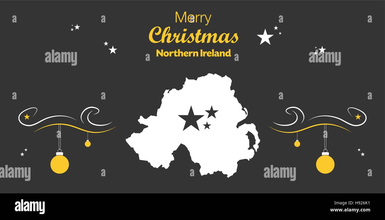 Map of northern ireland Stock Vector Images - Alamy