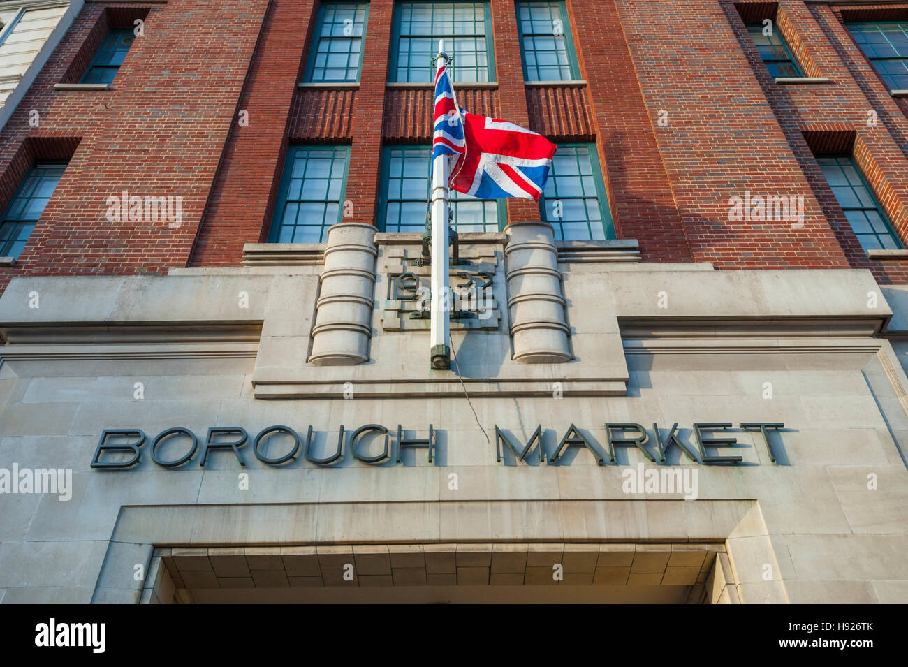 Sign at the entrance to borough Market Stock Photo - Alamy