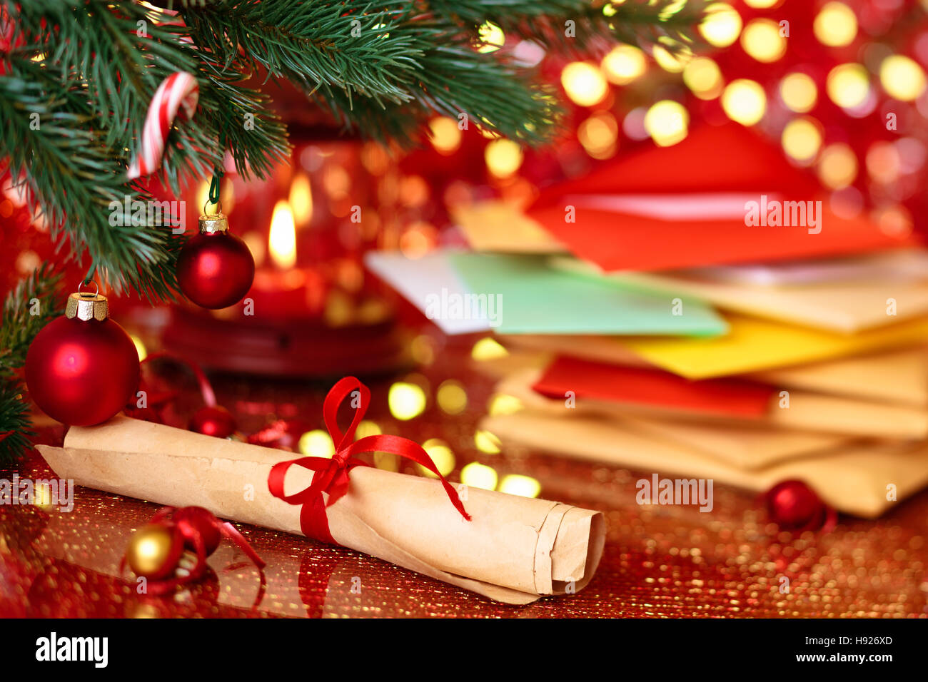Santa post card hi-res stock photography and images - Alamy