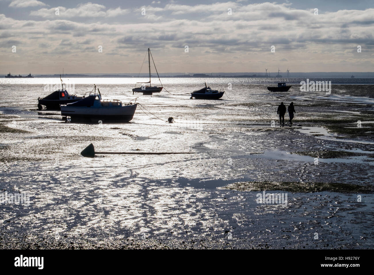 Exposed tidal riverbed hi-res stock photography and images - Alamy