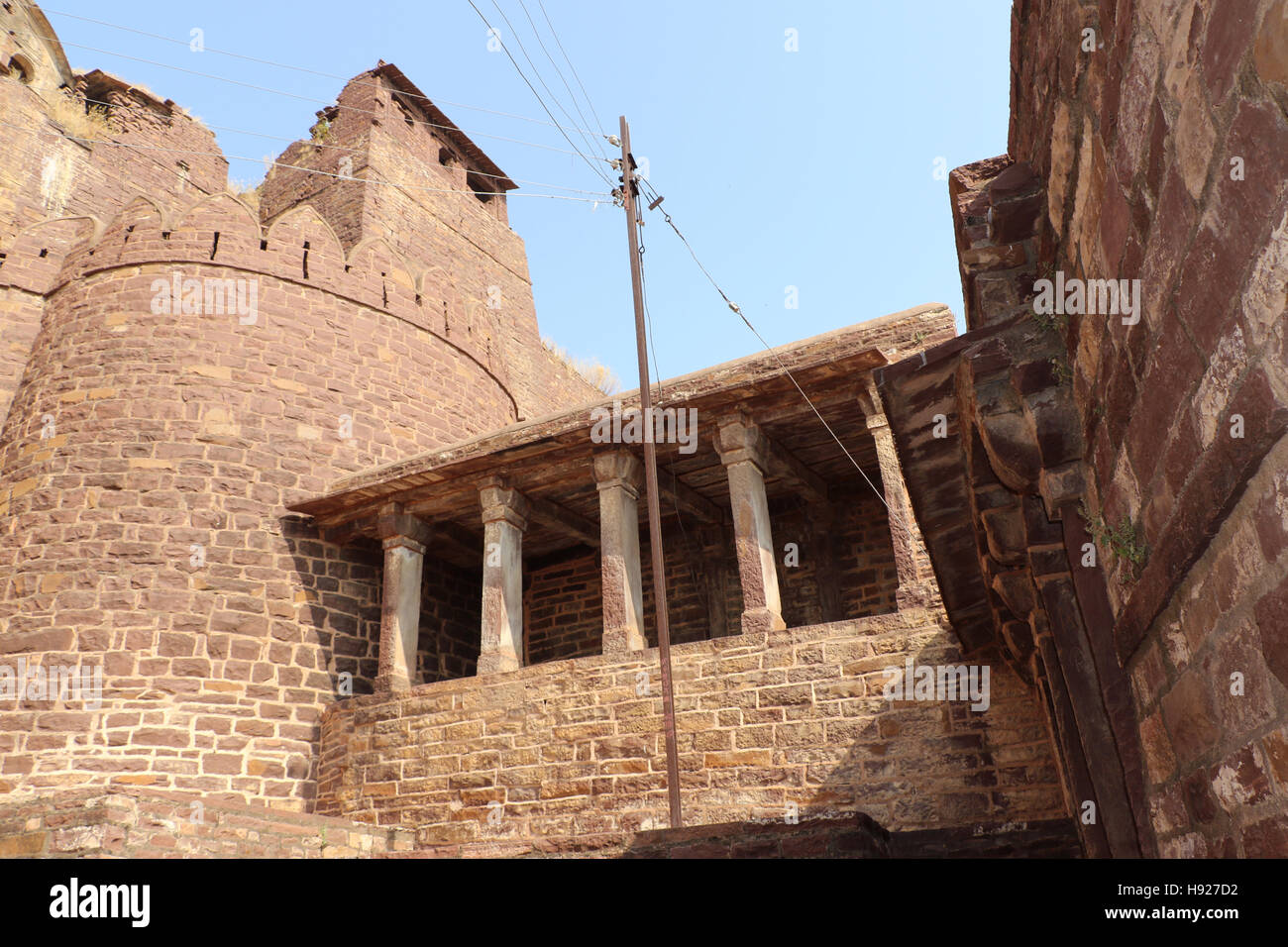 Ruins of thousand years old Narwar Fort Stock Photo - Alamy