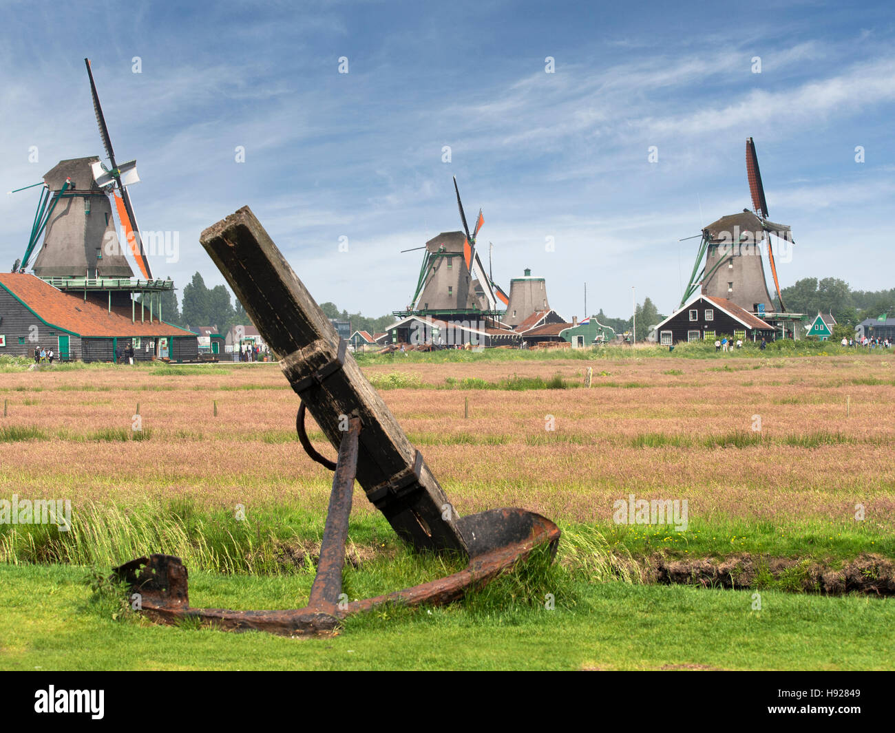 The open air museum in Zaandam in the Netherlands Stock Photo - Alamy