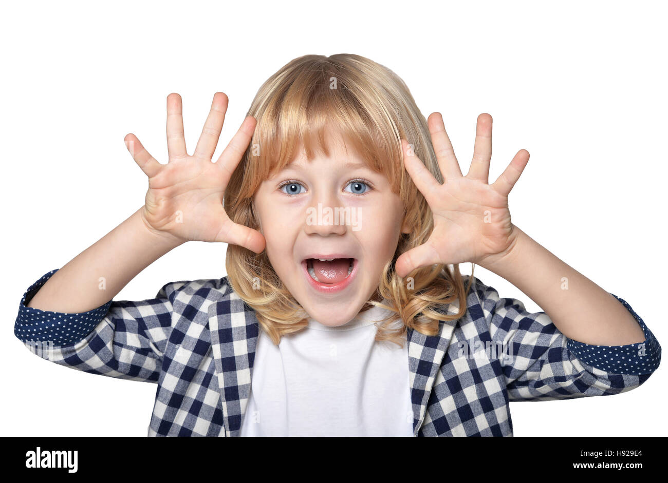 Happy little boy Stock Photo - Alamy