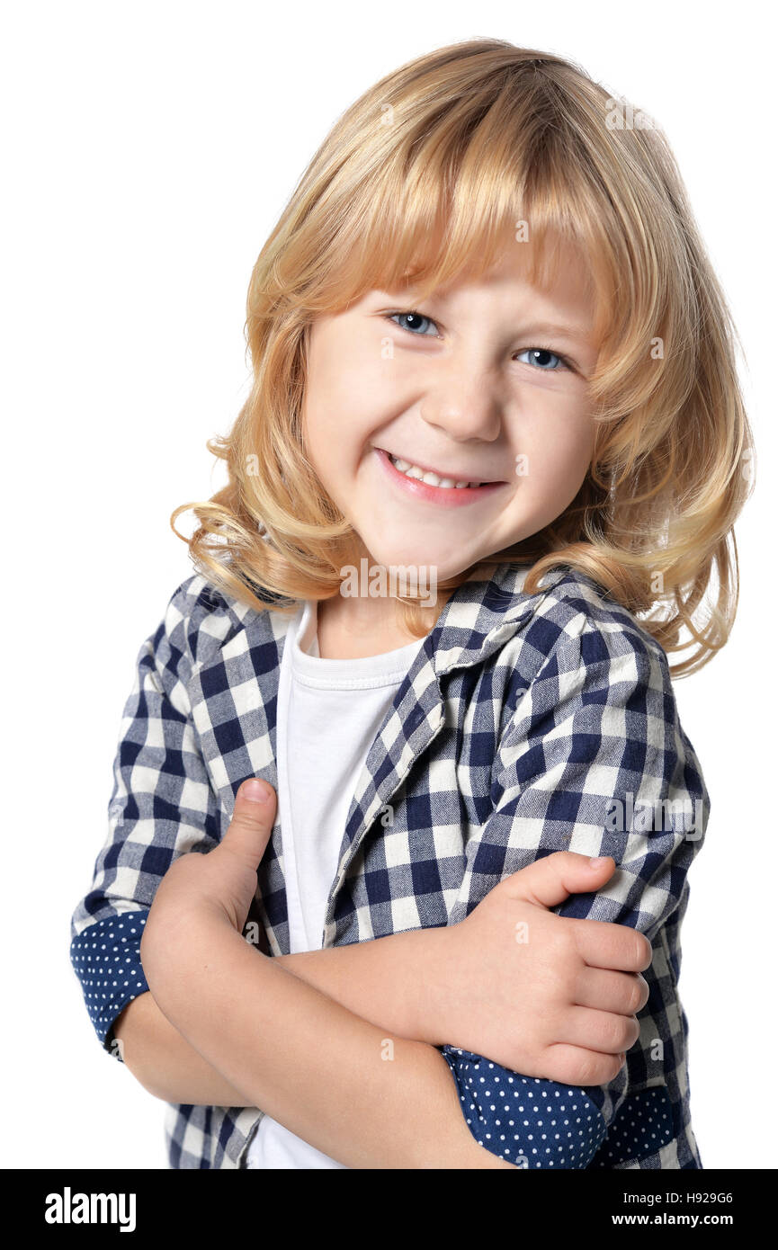 Happy little boy Stock Photo - Alamy