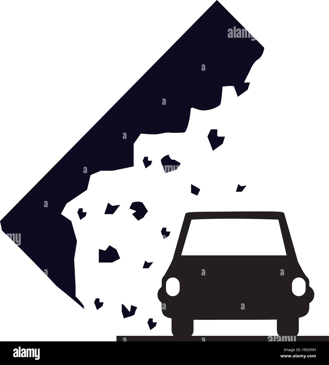 Isolated car road sign design Stock Vector Image & Art - Alamy