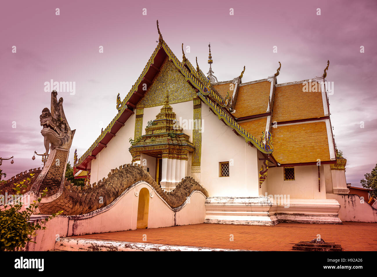 Wat Phumin temple at Nan , Nan province, Thailand Stock Photo - Alamy