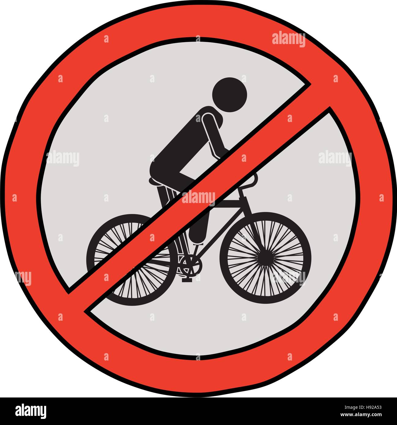 Isolated red and white road sign design Stock Vector Image & Art - Alamy