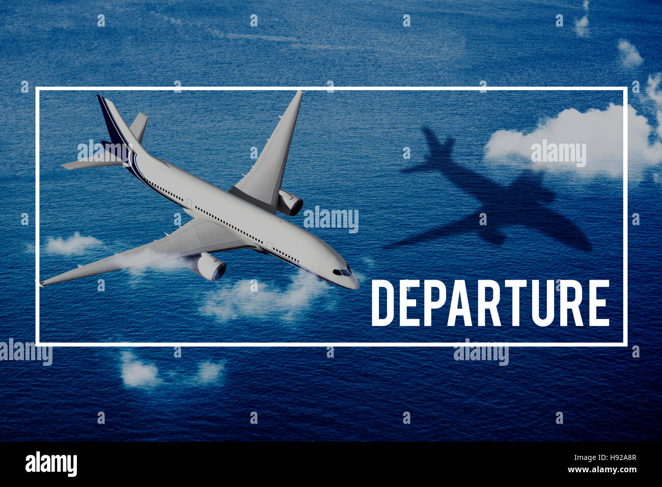 Departure Airport Destination Depart Deviation Concept Stock Photo - Alamy