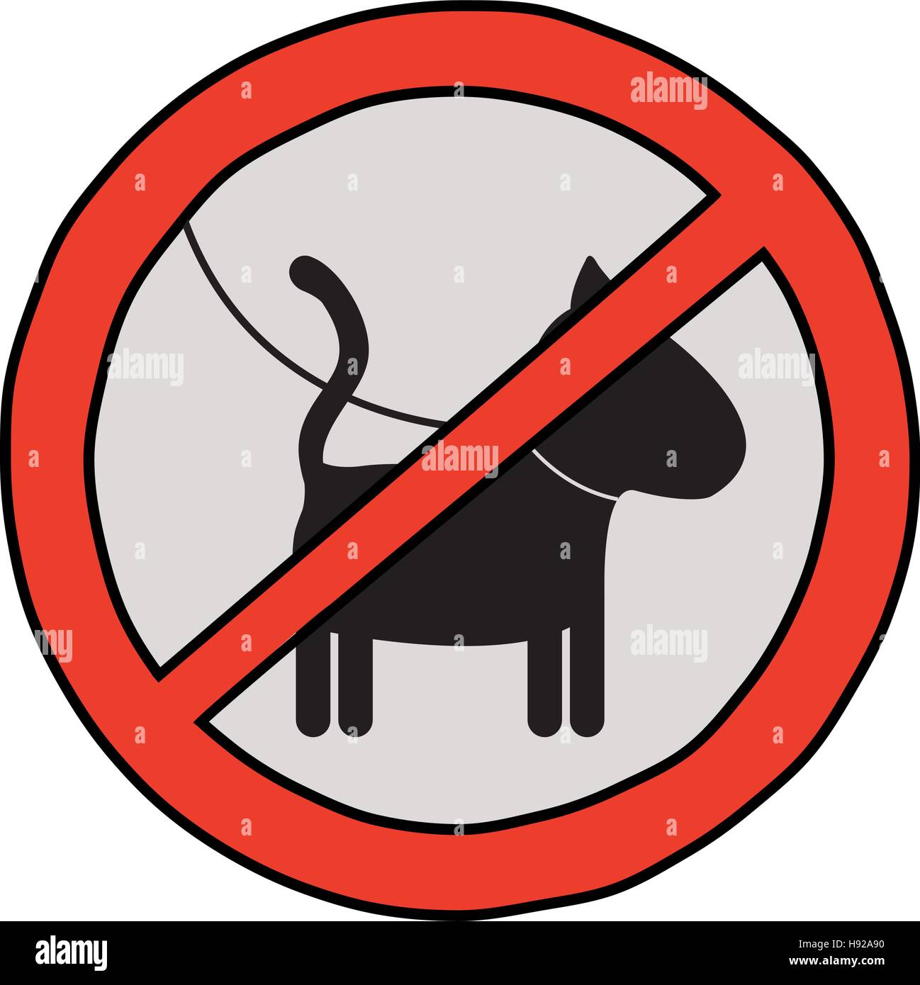 Isolated red and white road sign design Stock Vector Image & Art - Alamy