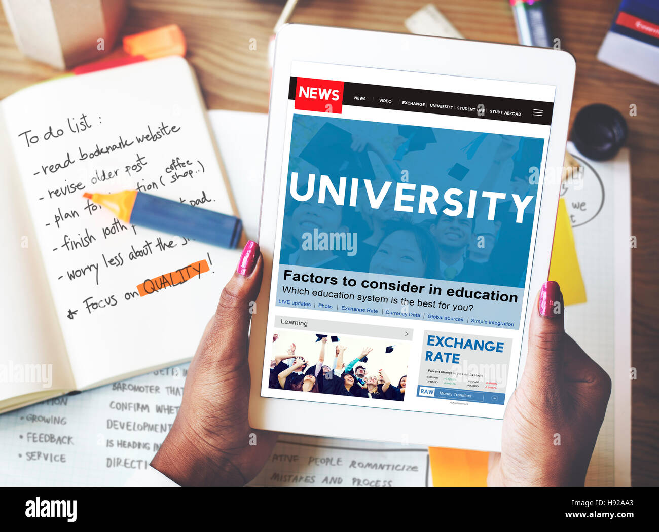 University Education Knowledge Wisdom Studying Concept Stock Photo - Alamy
