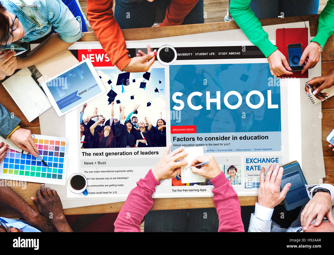 School Education Learning Studying Wisdom Knowledge Concept Stock Photo ...