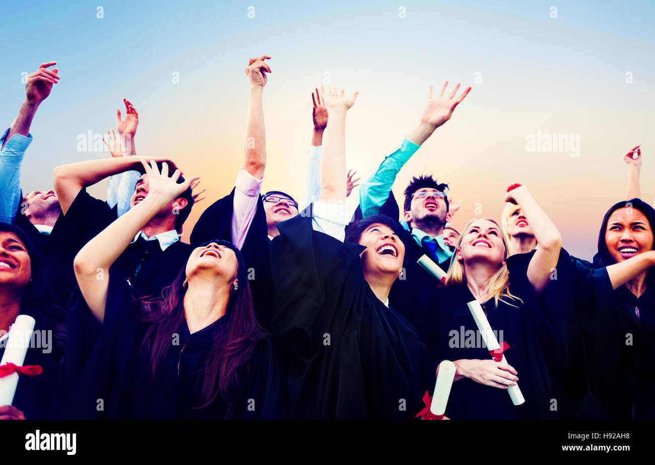 Student Celebration Education Graduation Happiness Concept Stock Photo ...