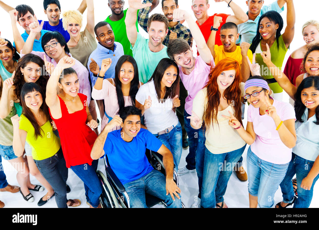 Diversity People Crowd Friends Communication Concept Stock Photo - Alamy