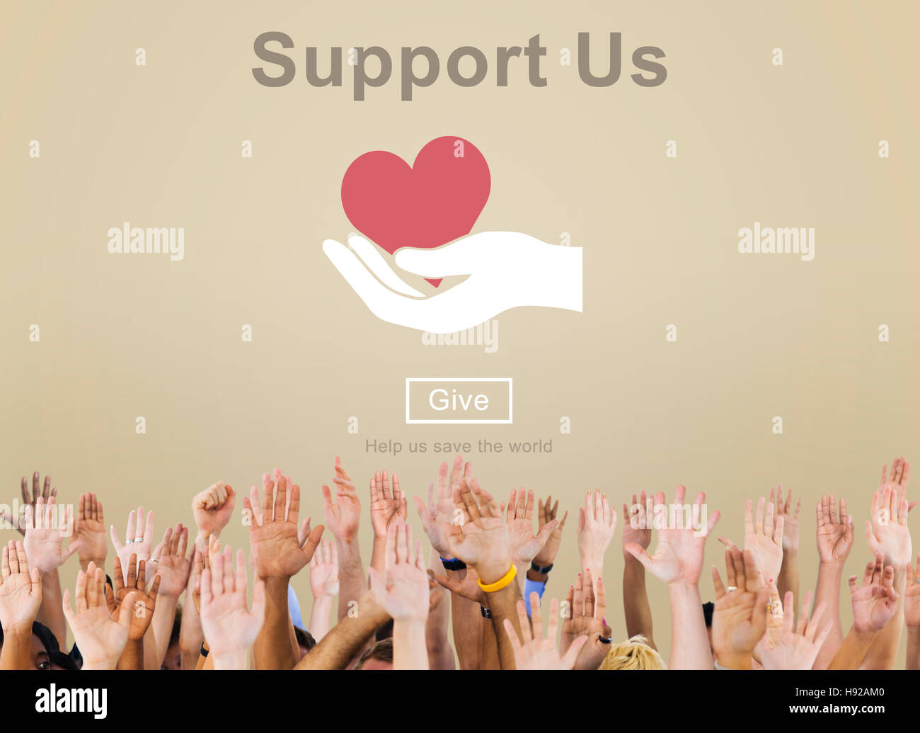 Support Community Cooperation Assistance Concept Stock Photo - Alamy