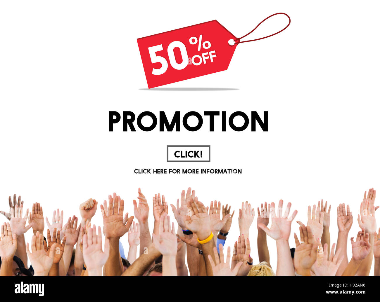 Promotion Discount Price Tag Campaign Concept Stock Photo - Alamy