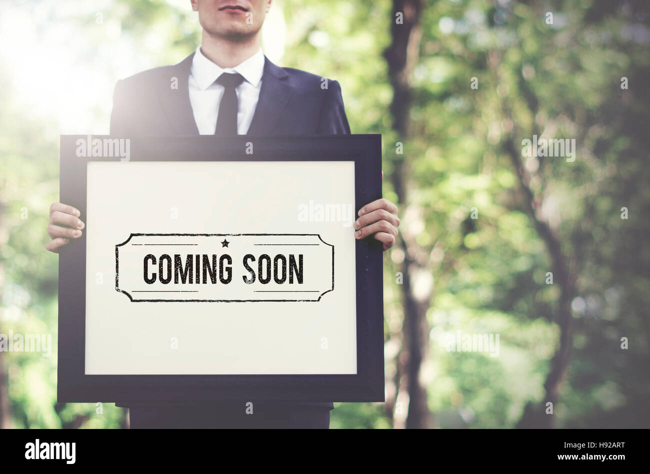 Coming soon concept hi-res stock photography and images - Alamy