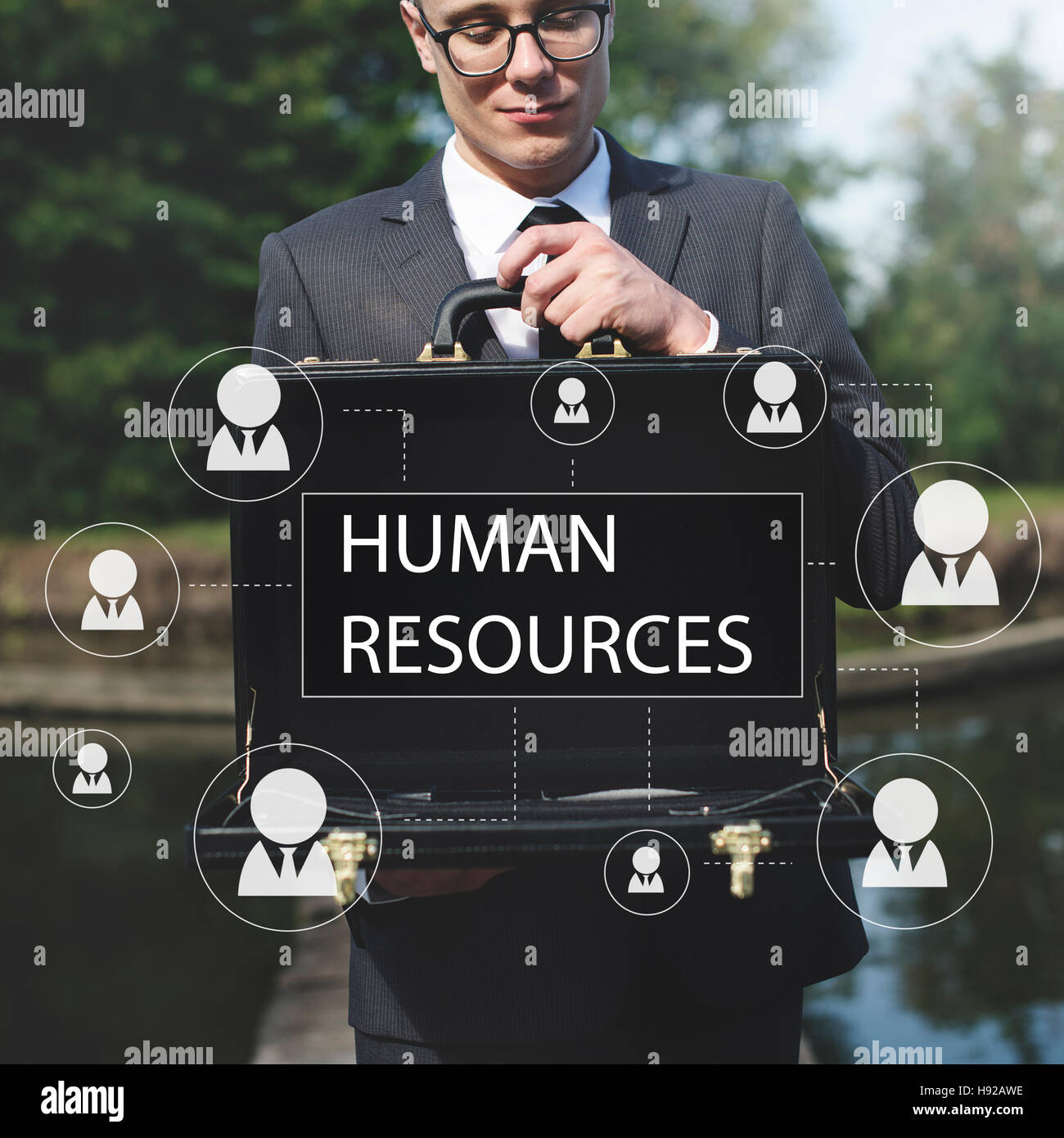 Human Resources Business Profession Graphic Concept Stock Photo - Alamy