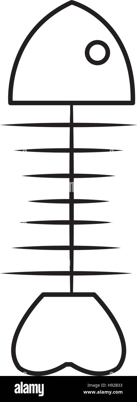 fish bone cat food vector illustration design Stock Vector Image & Art ...