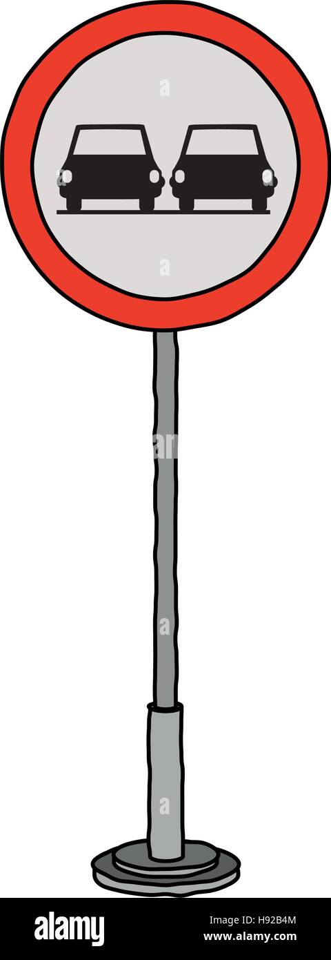 Isolated red and white road sign design Stock Vector Image & Art - Alamy