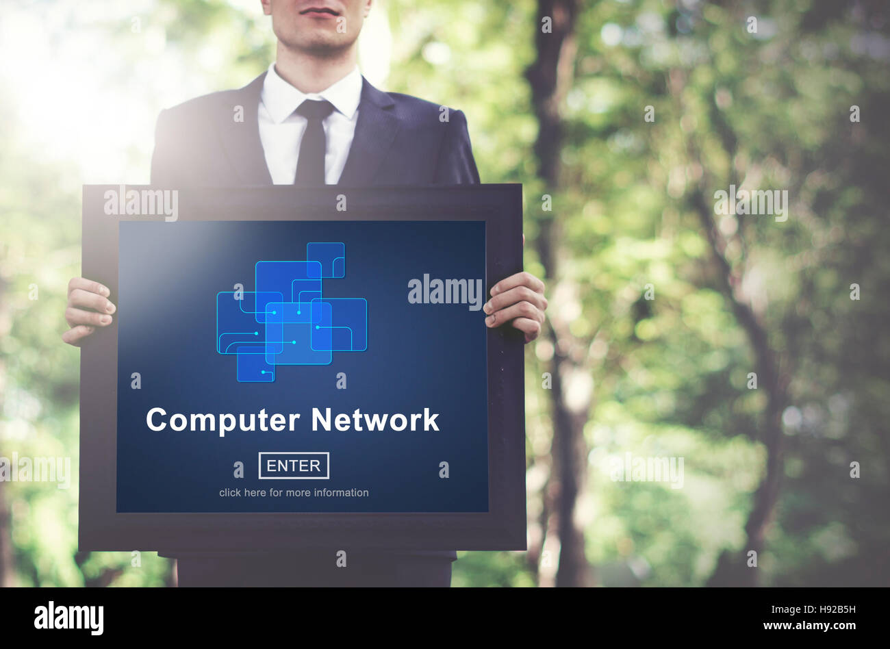Computer Network Technology Online Website Concept Stock Photo - Alamy