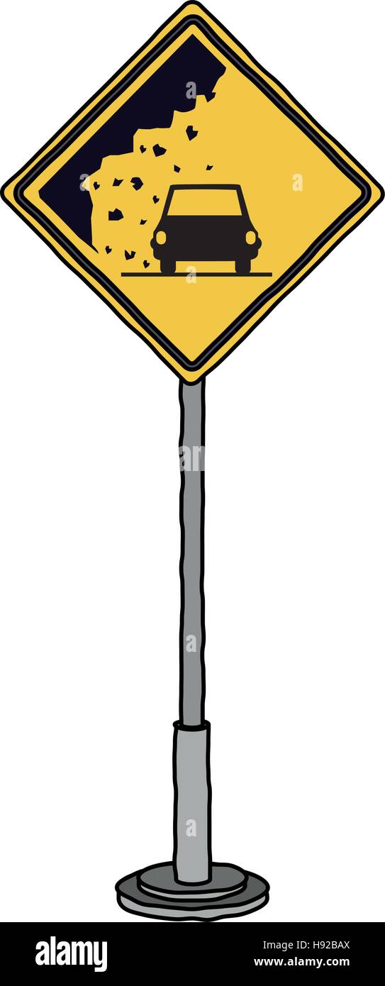 Isolated car road sign design Stock Vector Image & Art - Alamy