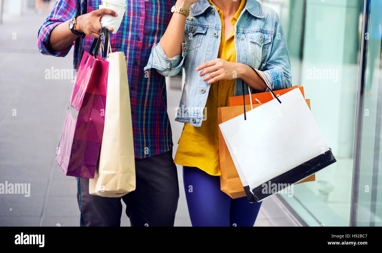 People Shopping Spending Customer Consumerism Concept Stock Photo - Alamy