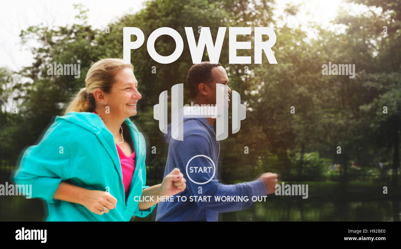 Power Strength Ability Energy Talent Strong Powerful Concept Stock ...