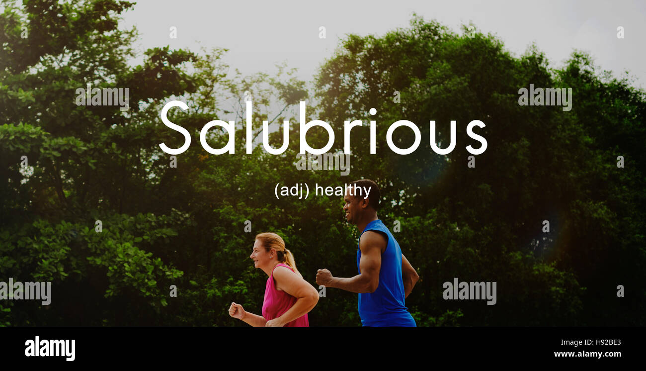Salubrious Wellness Healthy Fitness Strong Powerful Concept Stock Photo ...