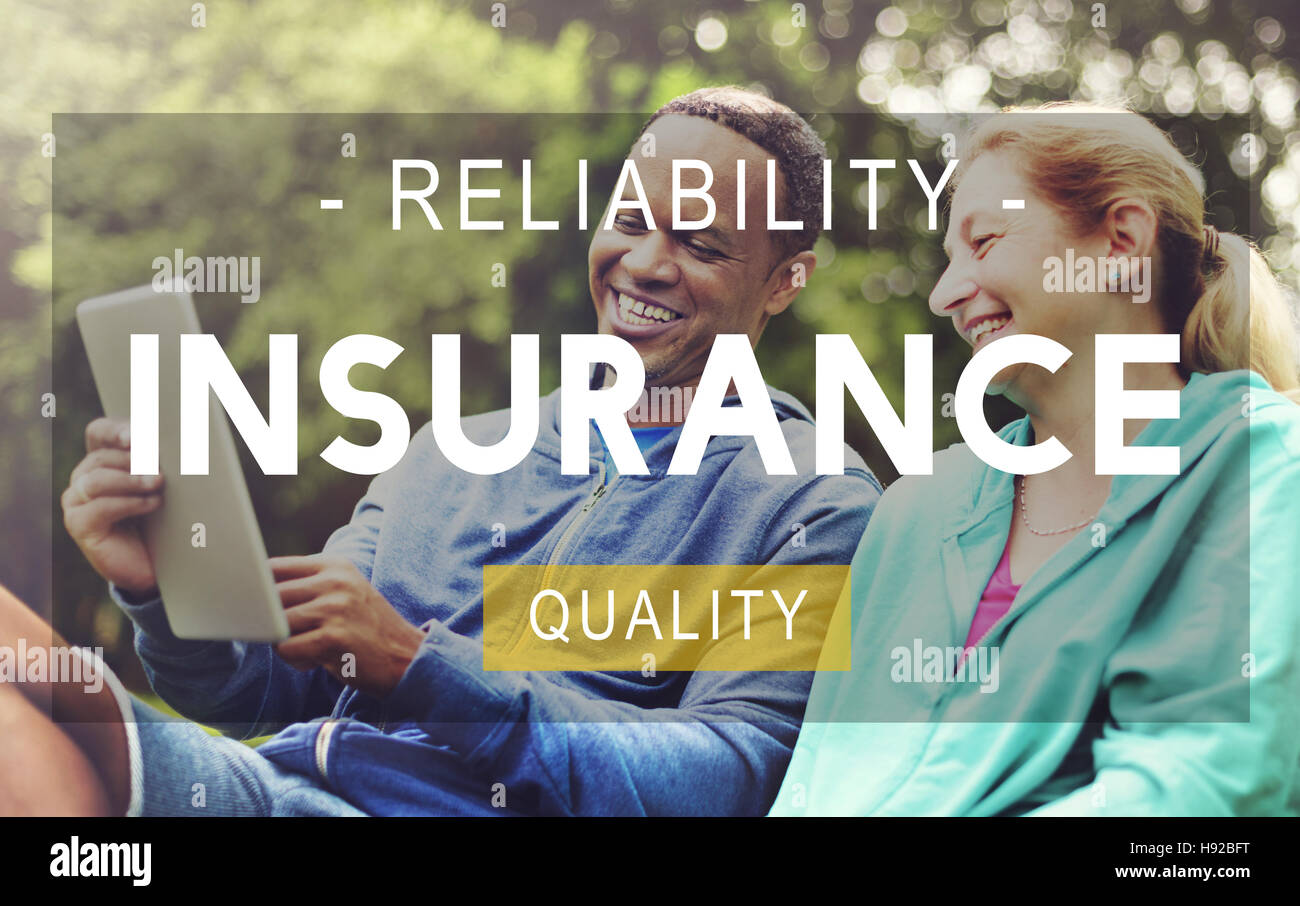 Insurance Life Reliability Quality Living Concept Stock Photo - Alamy