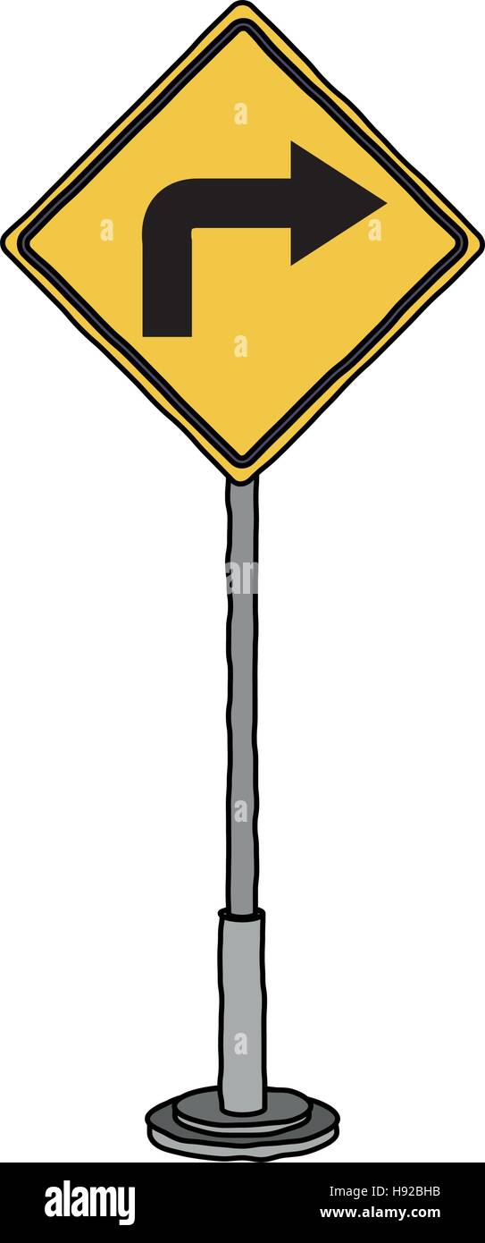 Isolated way road sign design Stock Vector Image & Art - Alamy