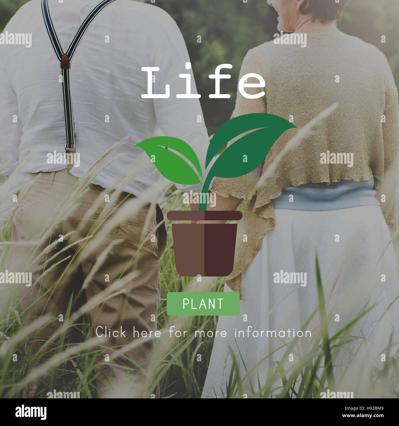 Go Green Conservation Life Gardening Environment Concept Stock Photo ...