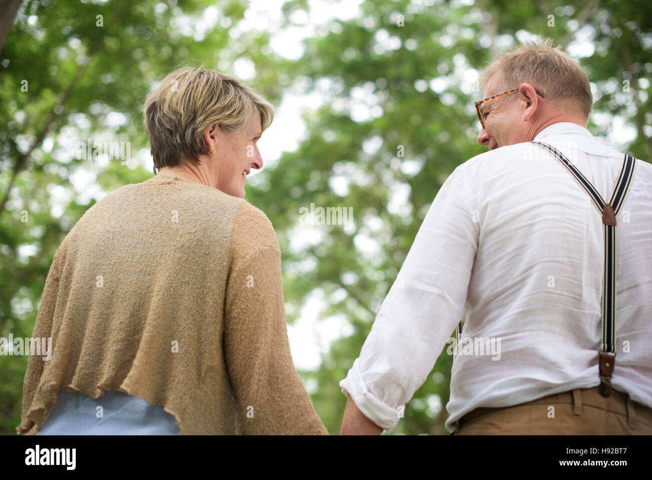 Elderly Senior Couple Romance Love Concept Stock Photo - Alamy
