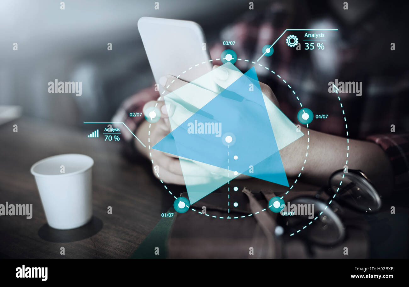 Analytics Report Status Information Analysis Chart Graph Concept Stock ...