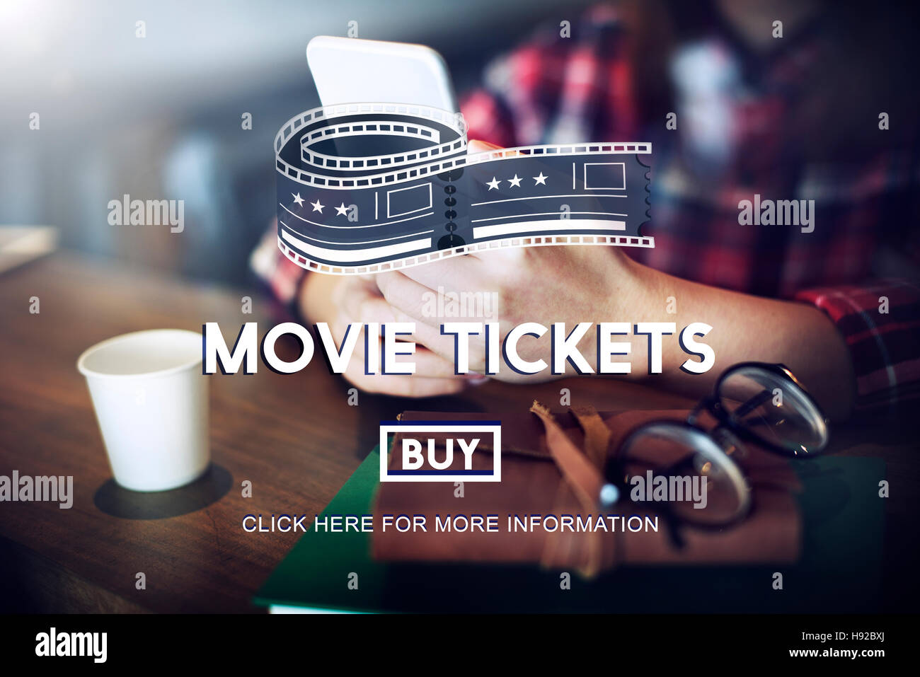 Movie tickets buying entertainment hi-res stock photography and images ...