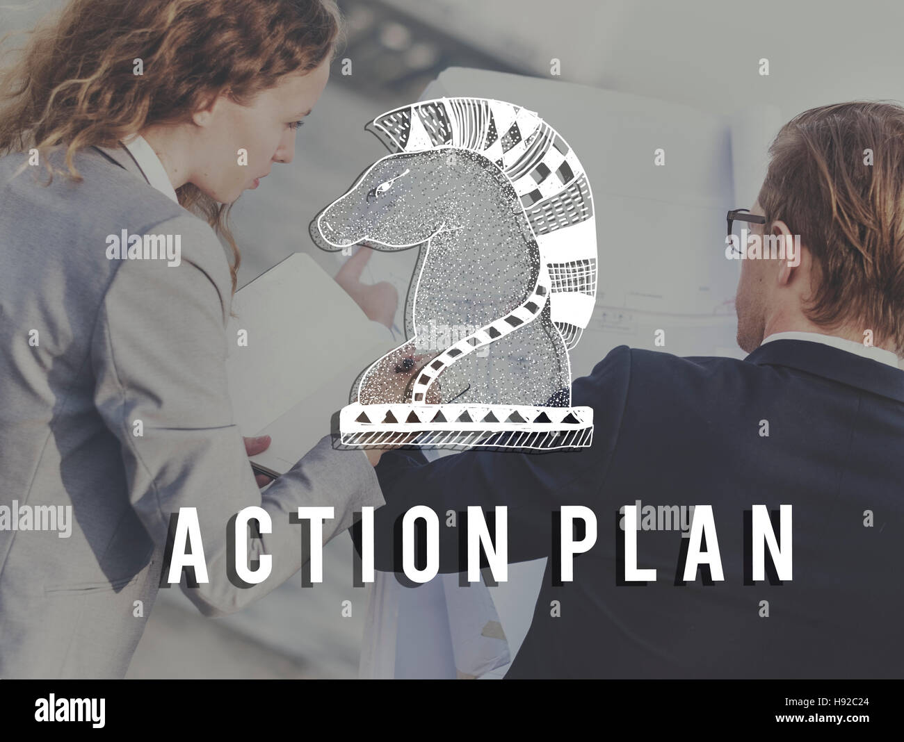 Action Plan Active Business Inspiration Vision Concept Stock Photo - Alamy