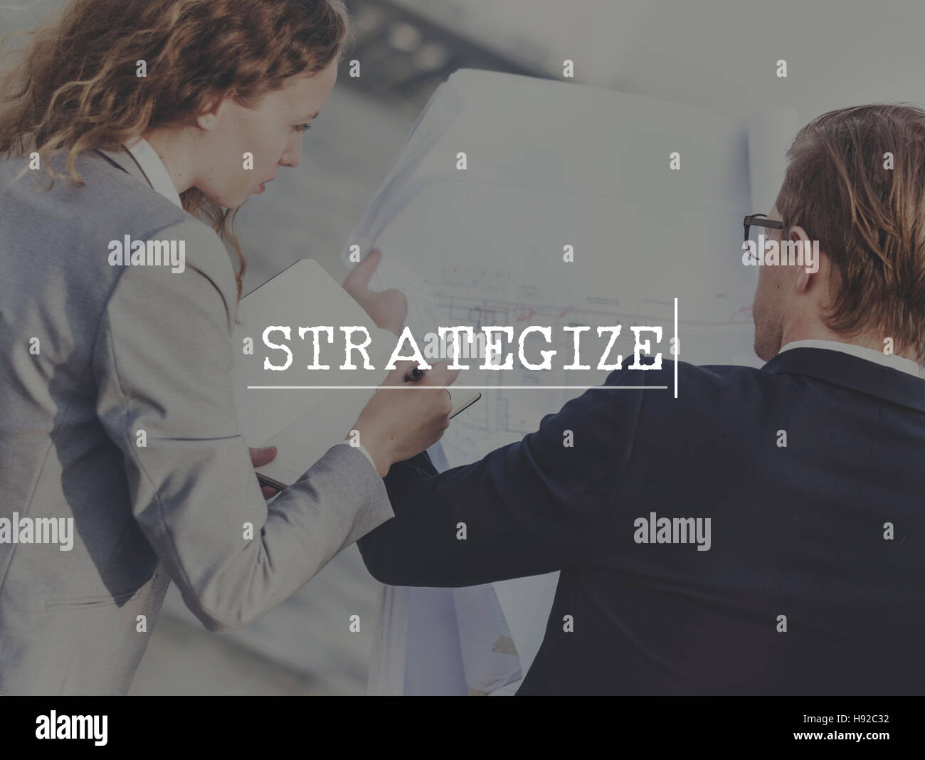 Strategy Strategize Objectives Aims Planning Concept Stock Photo - Alamy