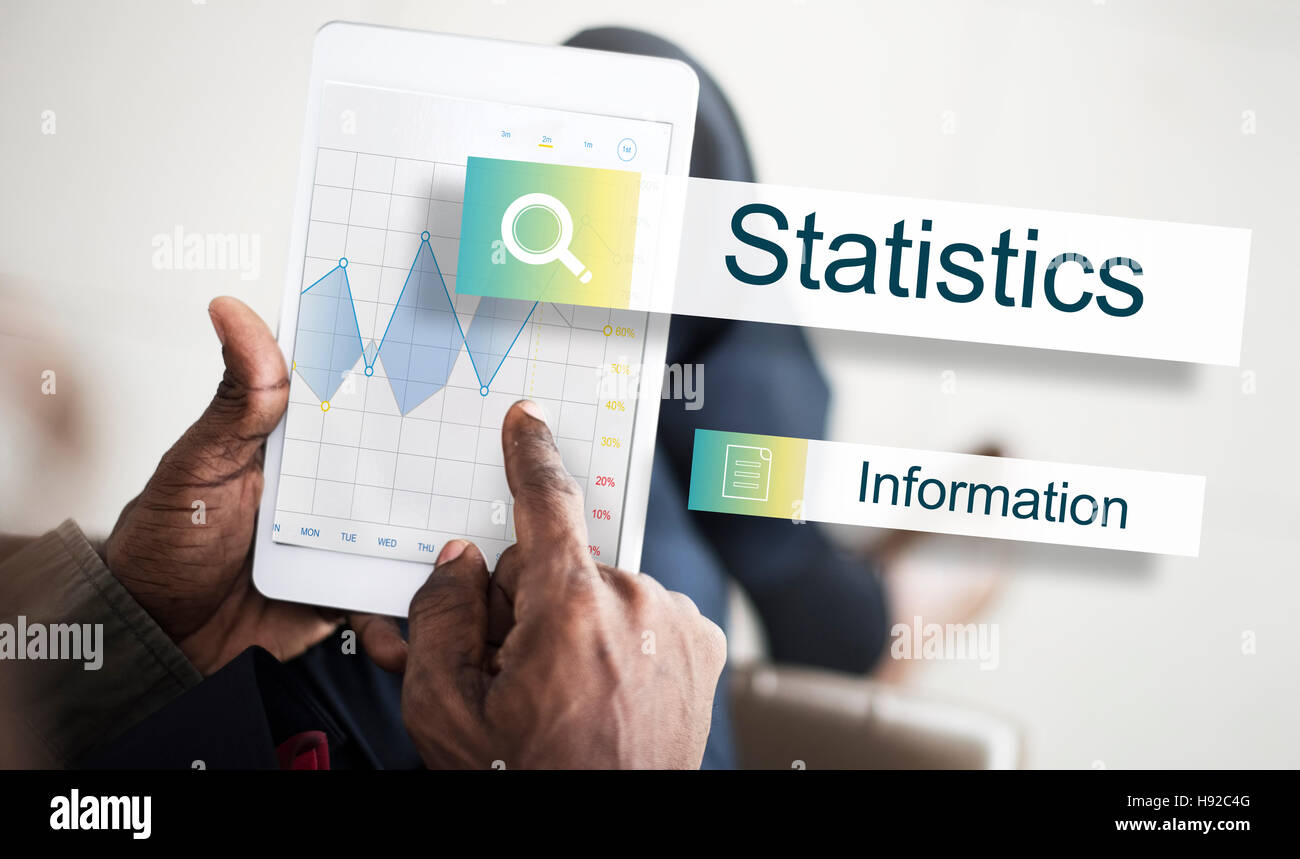 Results Statistics Report Target Concept Stock Photo - Alamy