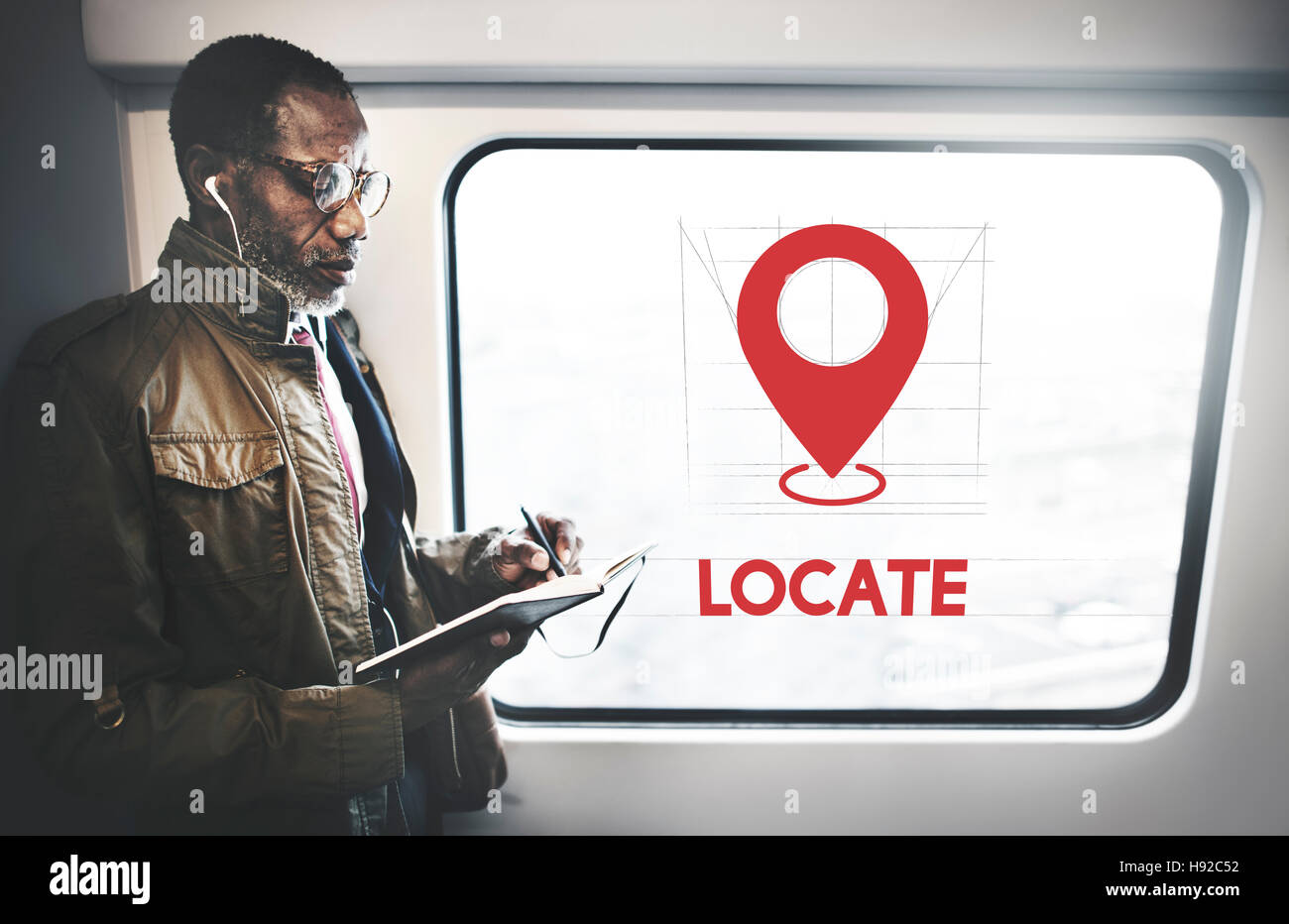 Navigation Location Mapping Destination Technology Graphic Concept ...