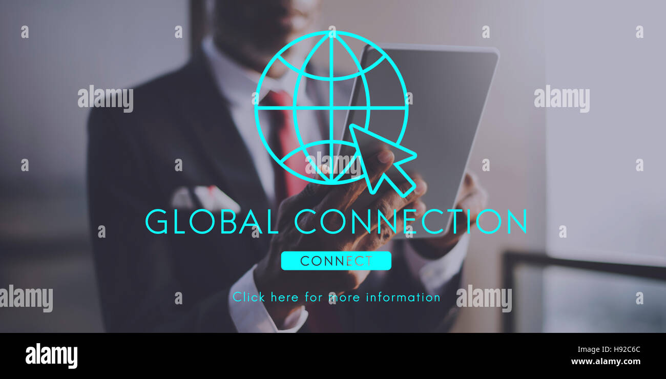 Global Network Connection Technology Concept Stock Photo - Alamy