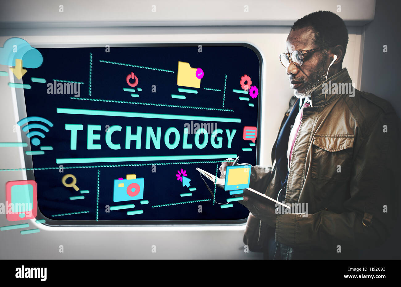 Technology Modern Device Connection Network Concept Stock Photo - Alamy