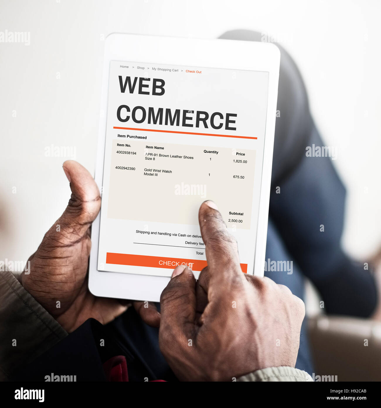 E-commerce Online Shopping Website Technology Concept Stock Photo - Alamy