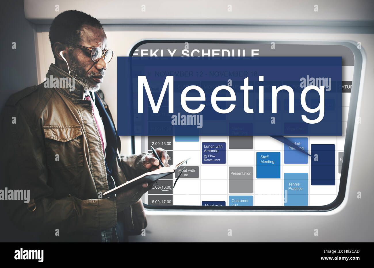 Meeting Appointment Schedule Organizer Conference Concept Stock Photo ...