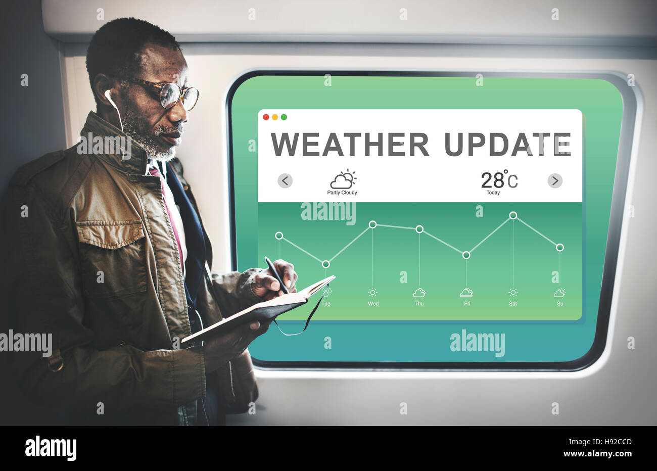 Weather Report Data Meteorology Concept Stock Photo - Alamy