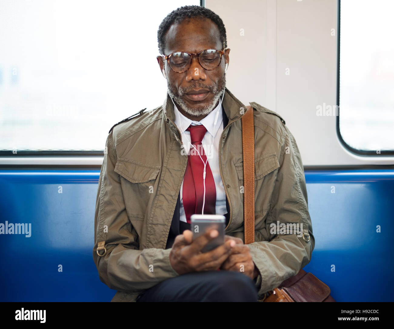 Commuter Train Transportation Urban Metro Concept Stock Photo - Alamy