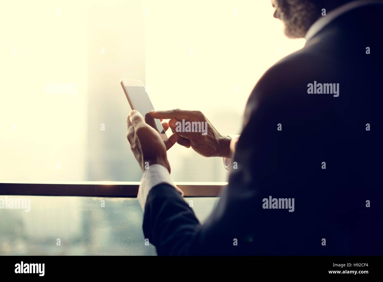 Businessman Enterprize Urban Occupation Man Concept Stock Photo - Alamy