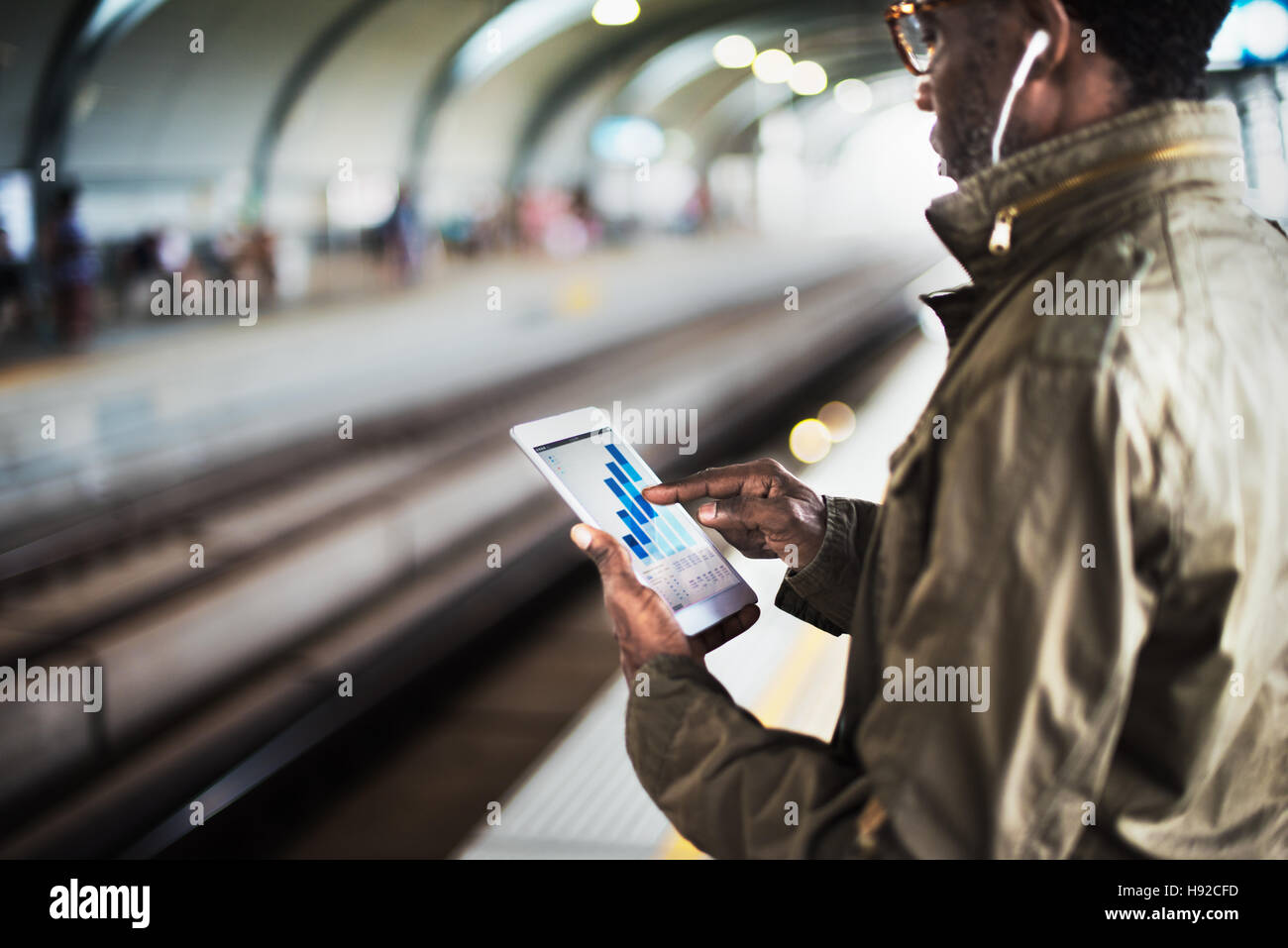 Train Transit Commuter Transportation Urban Concept Stock Photo - Alamy