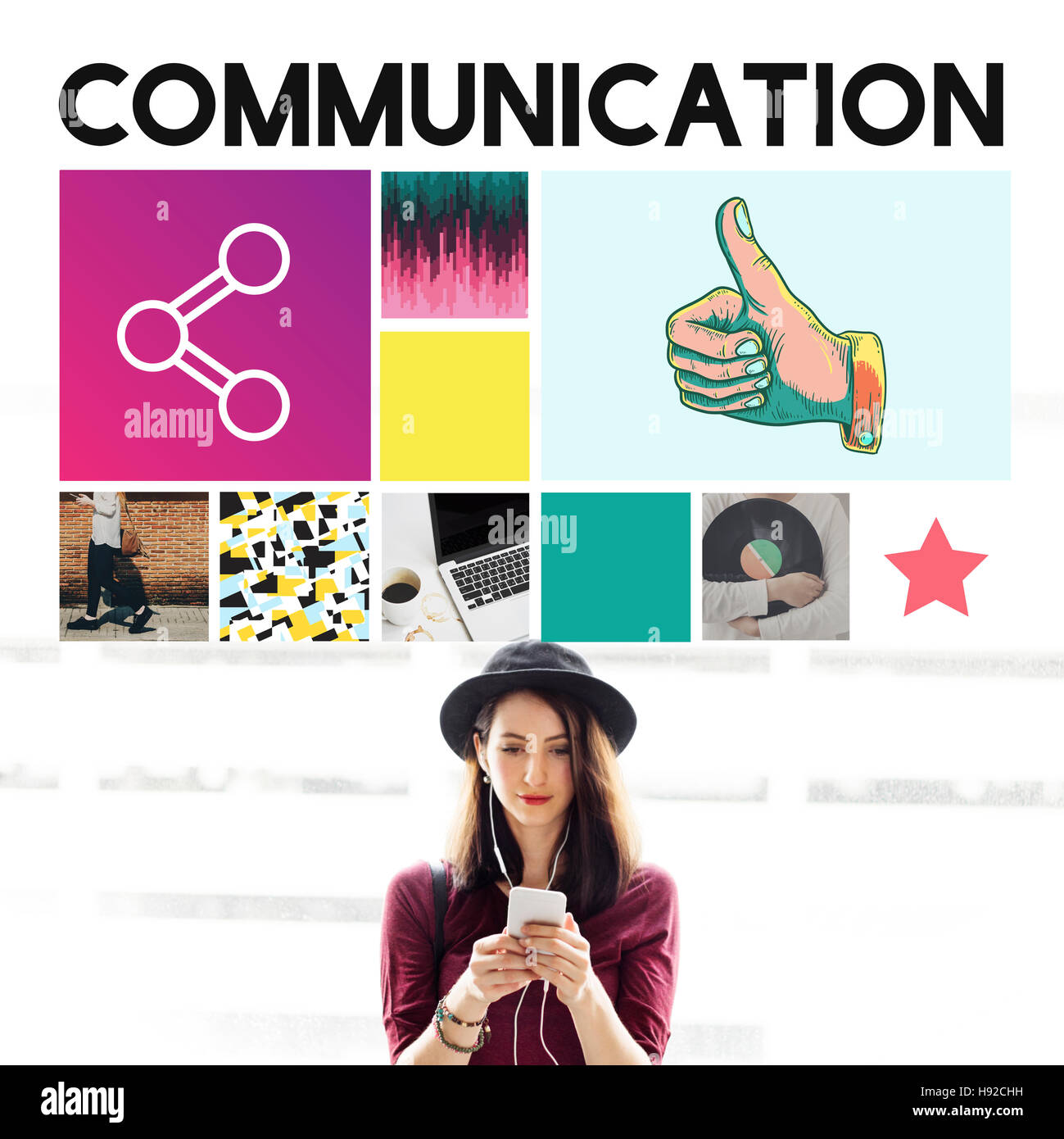 Communication Connection Information Message Concept Stock Photo - Alamy