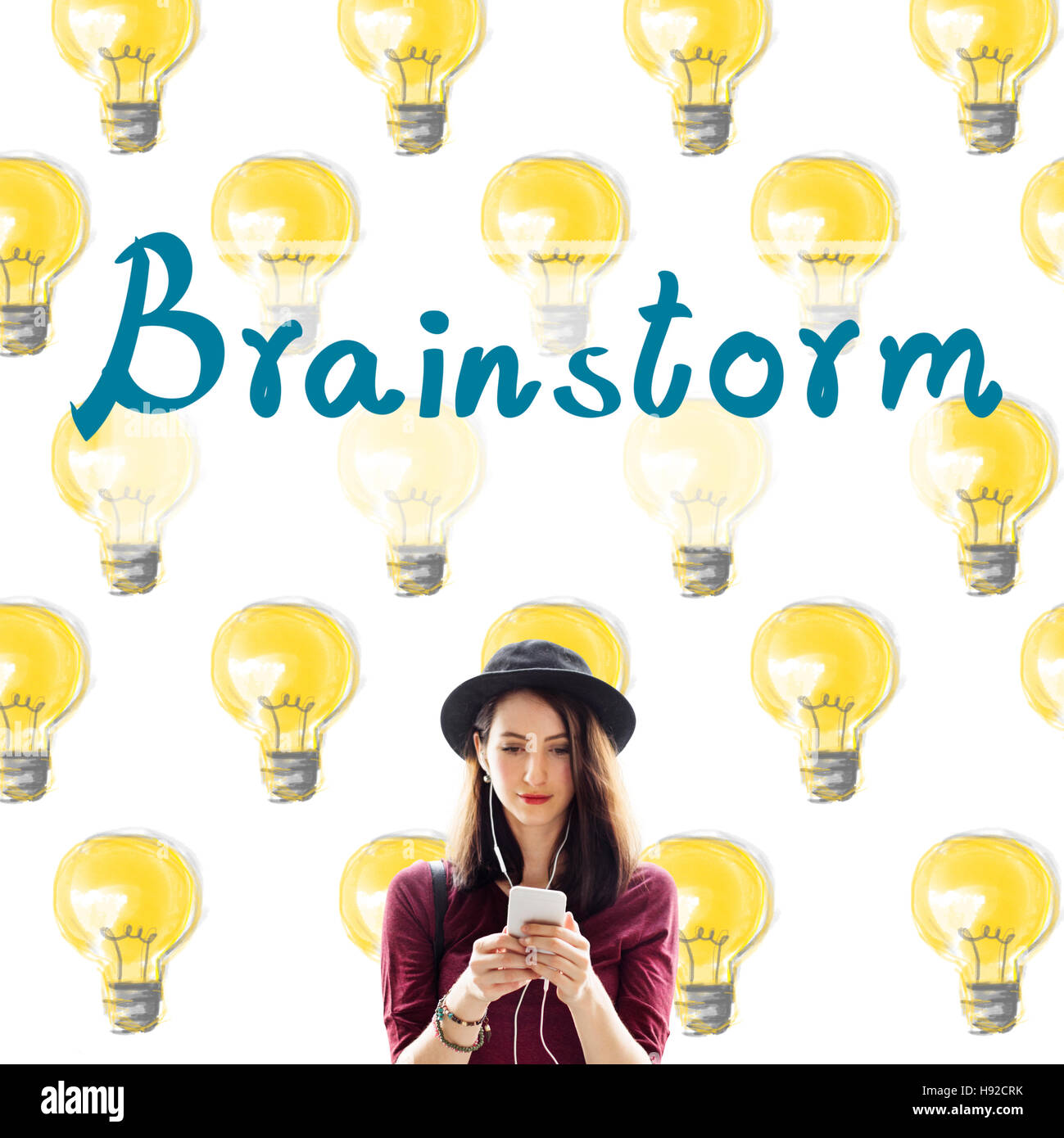 Brainstorm Ideas Creativity Imagination Inspiration Concept Stock Photo ...